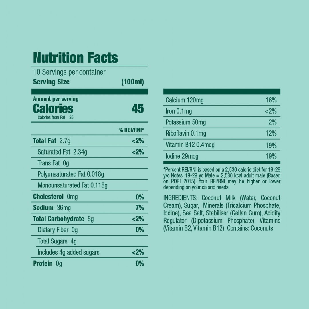 3 x 1L Dehusk Coconut Milk - Fortified Milk Alternative